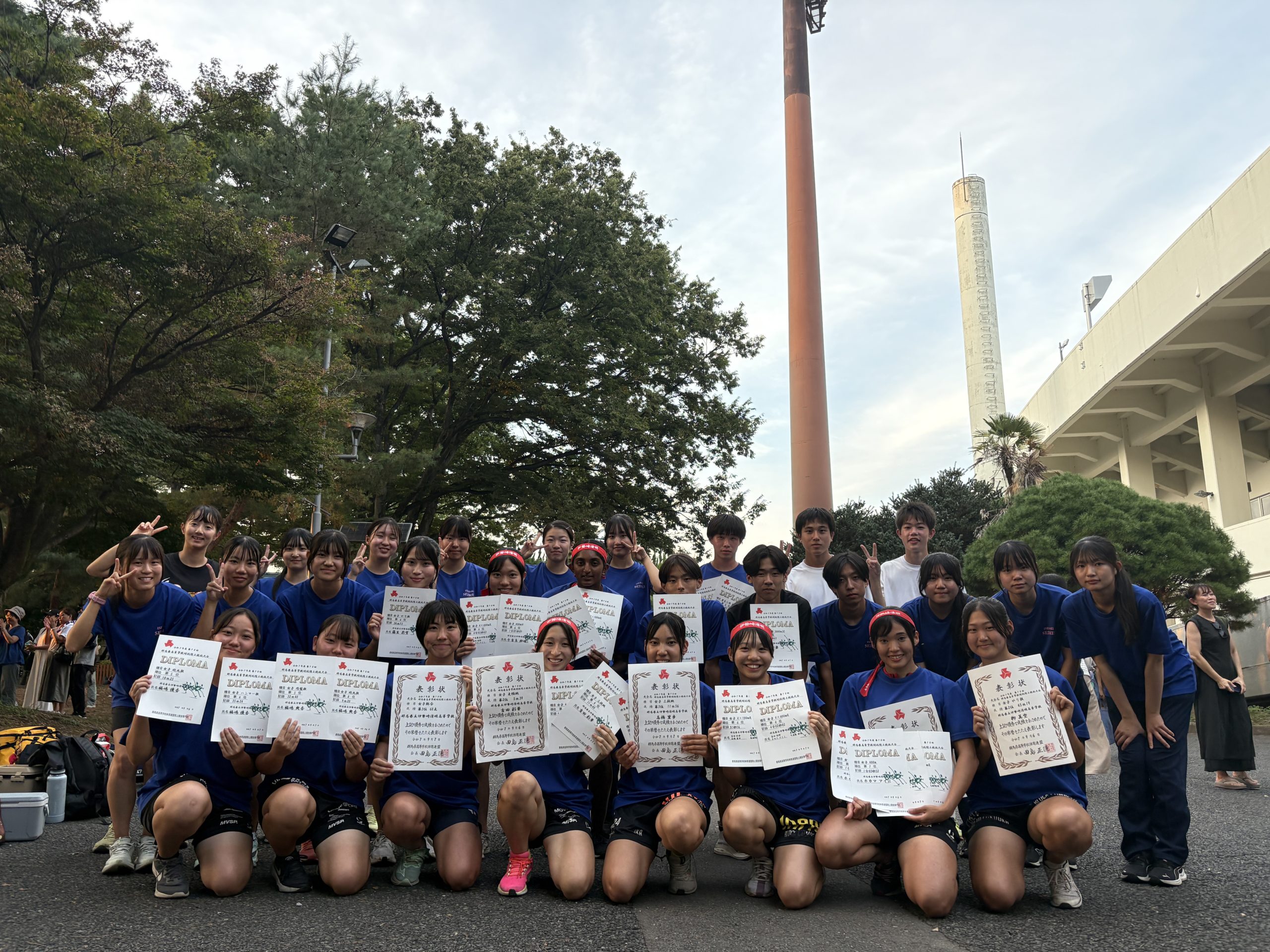 陸上競技部が学校対抗で女子総合3位と活躍しました！ | 群馬県立伊勢崎清明高等学校